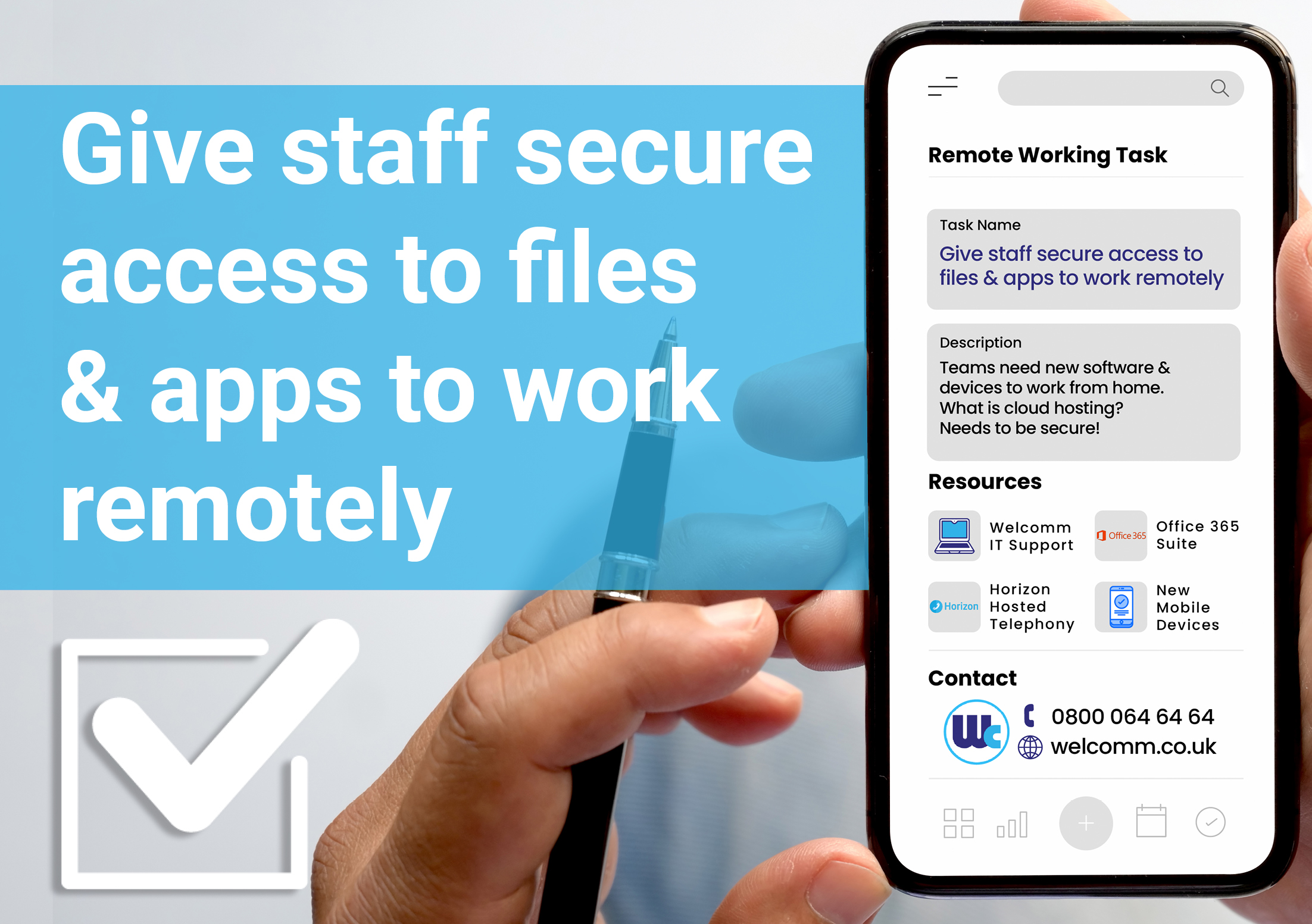 Give Staff Secure Access to Files and Applications - Welcomm Communications